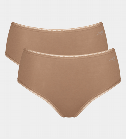 Go High Waist briefs Organic Cotton by Sloggi twin pack , ., SLOGGI GO ...
