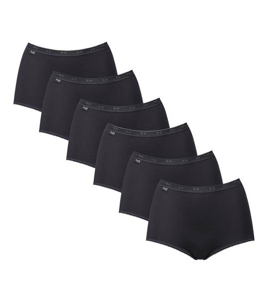 Basic+ Maxi (Six pack) Black, ., Ladies Basic+ Maxi | Sloggi | Justsloggi